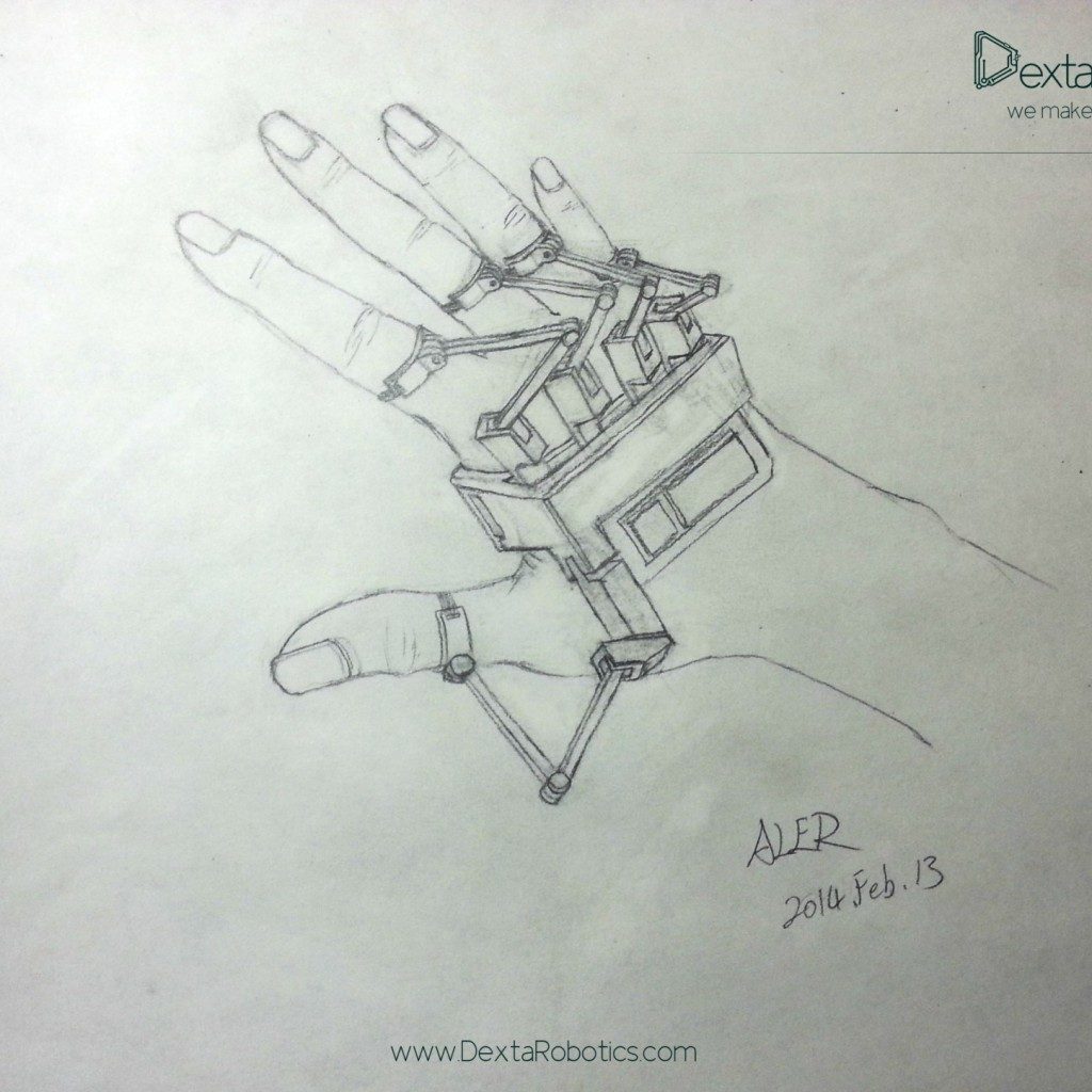 Mechanical Exoskeleton Glove For VR Use Being Developed by Dexta ...