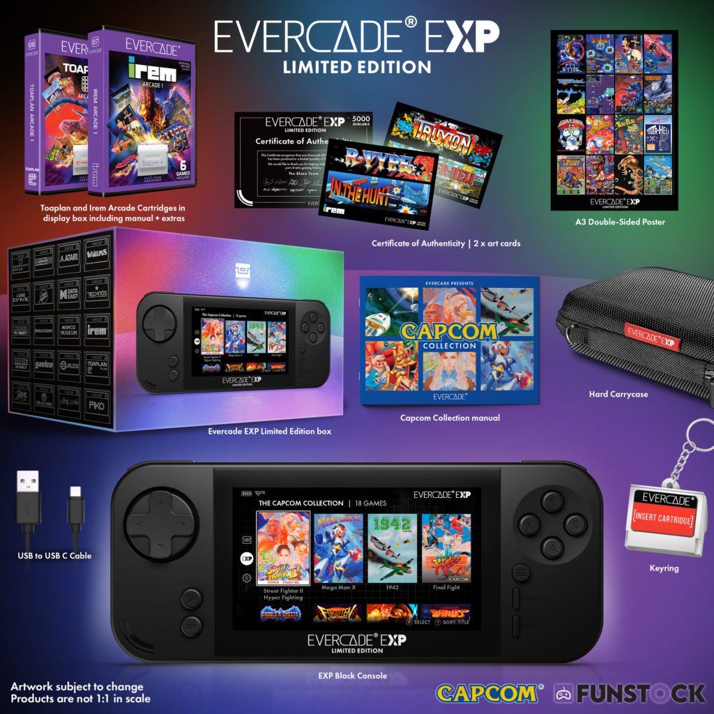 The Evercade EXP Will Have 18 Built-In Capcom Games Available To Play Right Out Of The Box ...