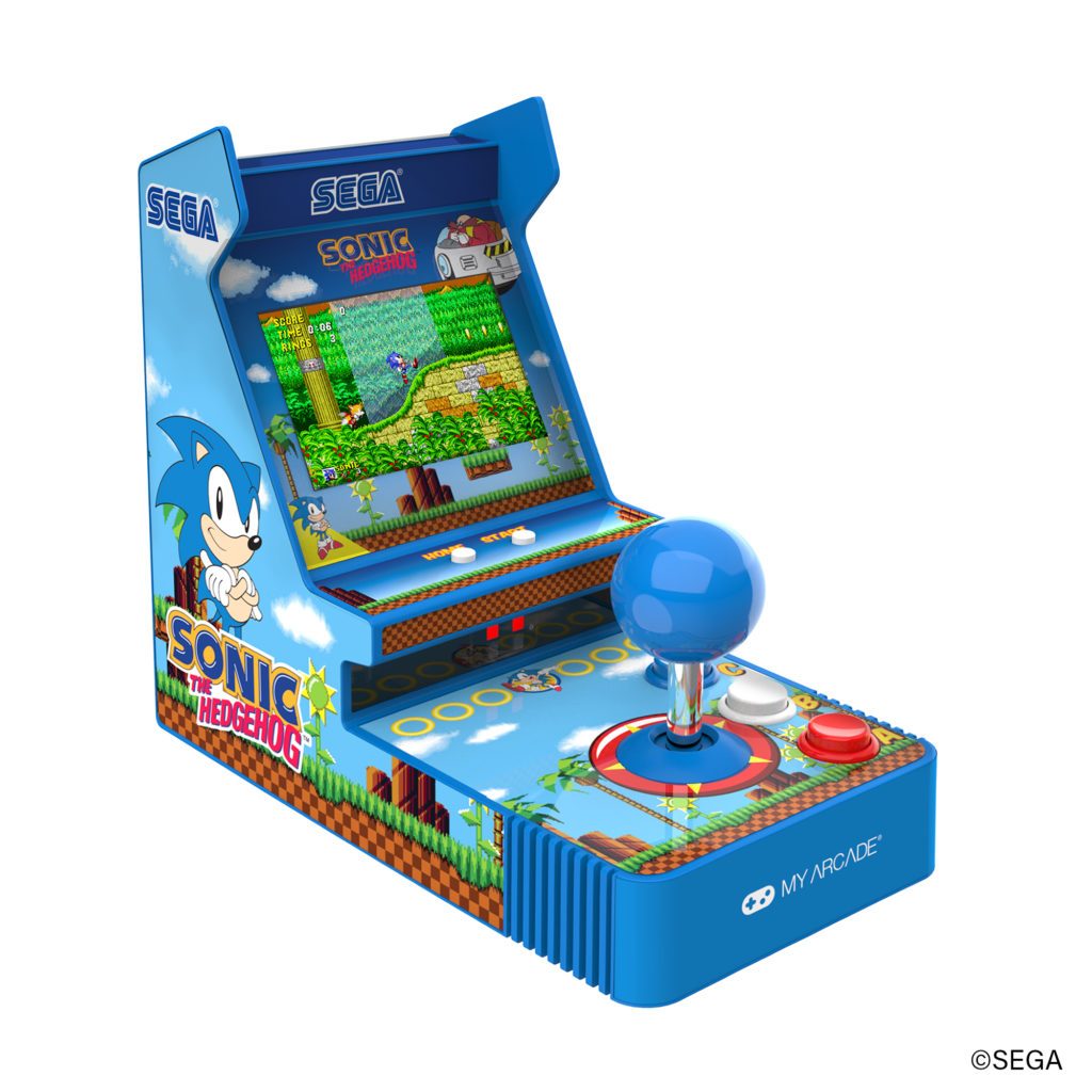 SEGA Of America & My Arcade Launch Sonic The Hedgehog Mighty, Joystick ...