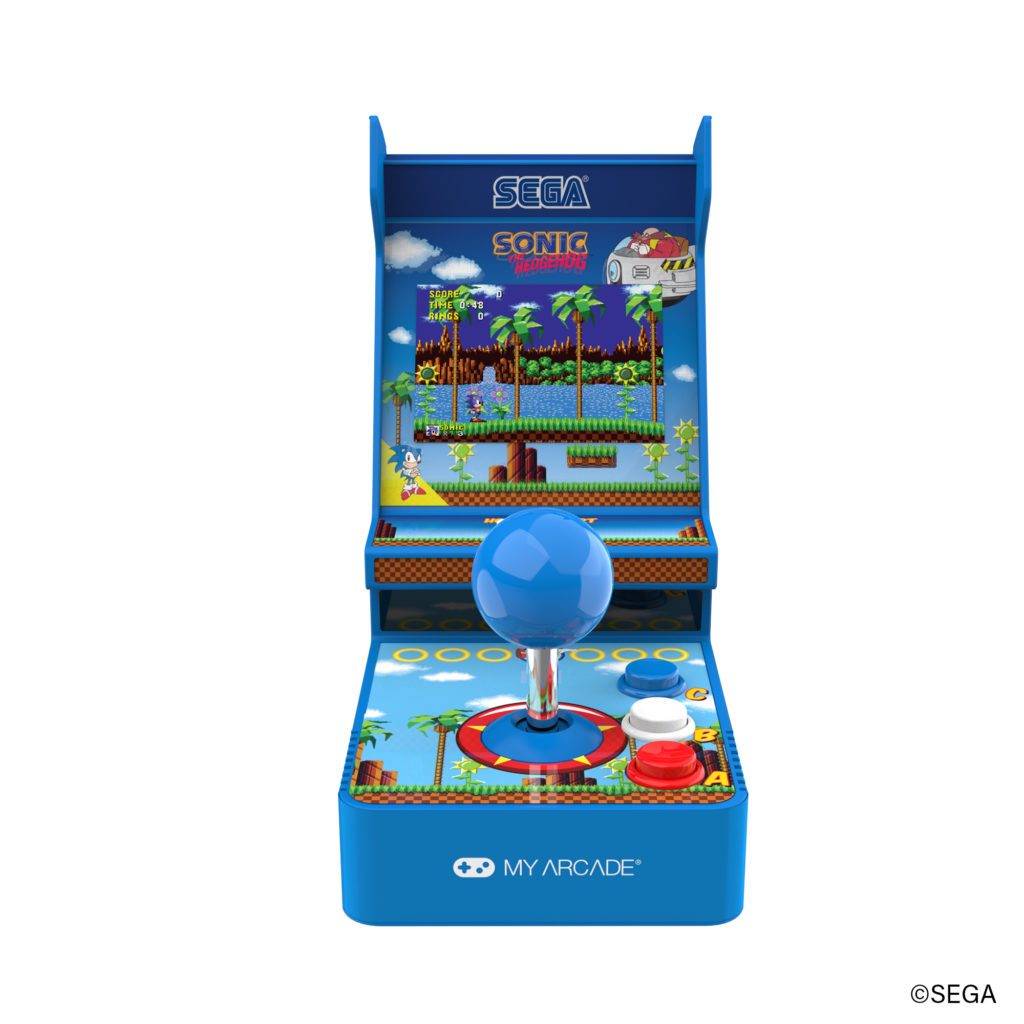 SEGA Of America & My Arcade Launch Sonic The Hedgehog Mighty, Joystick ...